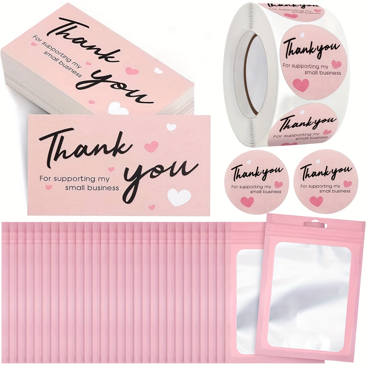 small business packaging sold on Temu United States