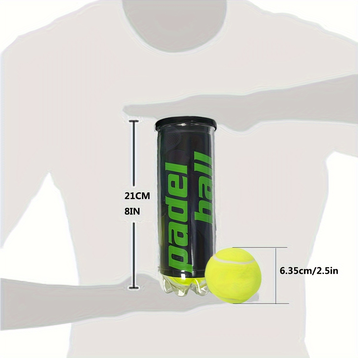 Premium Paddle Balls Storage Tube Synthetic Fiber Natural - Temu