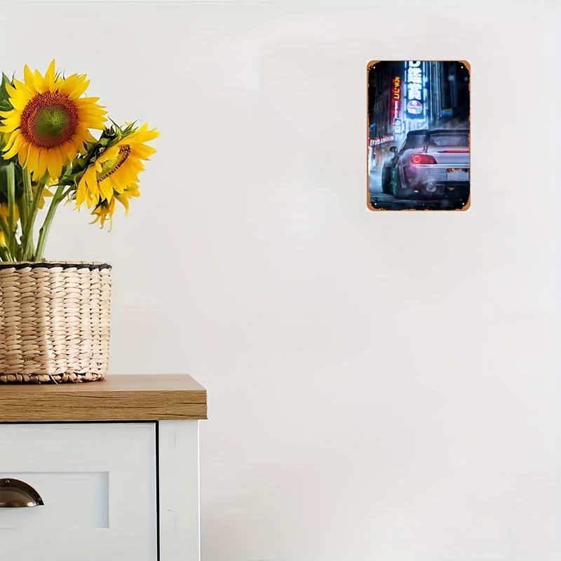 Vintage Jdm Car Poster: Retro Sign Metal - Temu