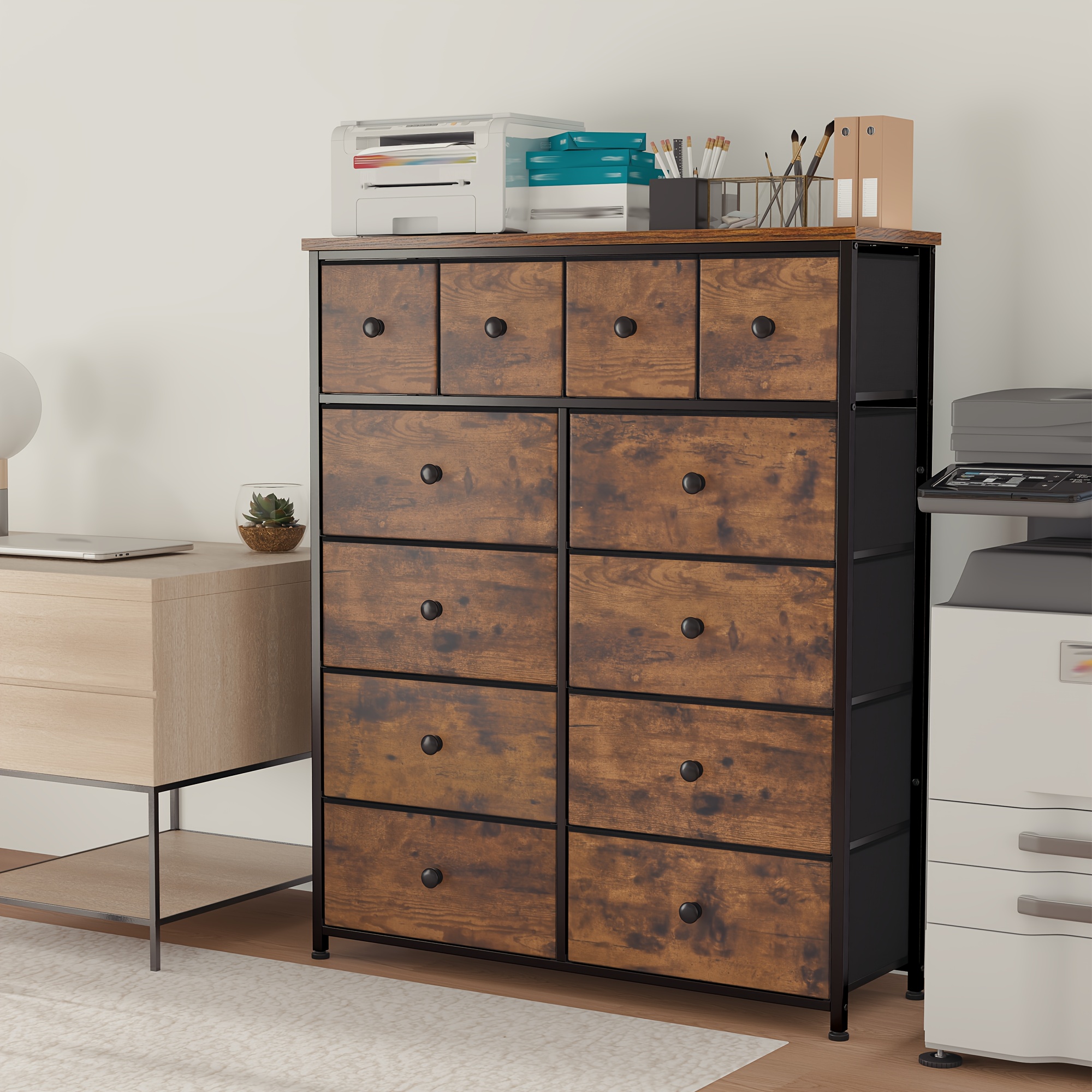 plastic dresser for bedroom sold on Temu United States