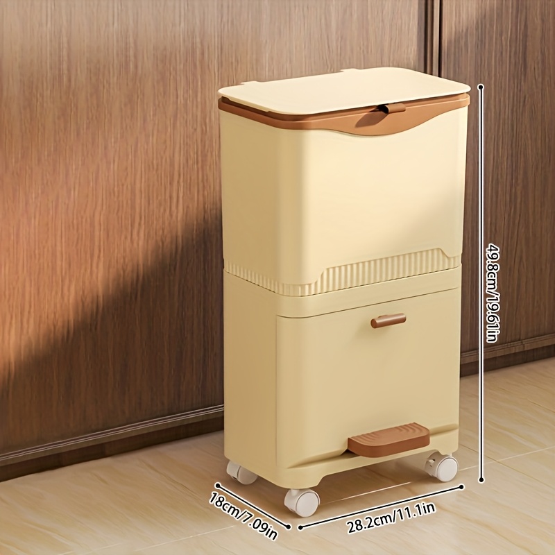 recycling bin for kitchen sold on Temu United States