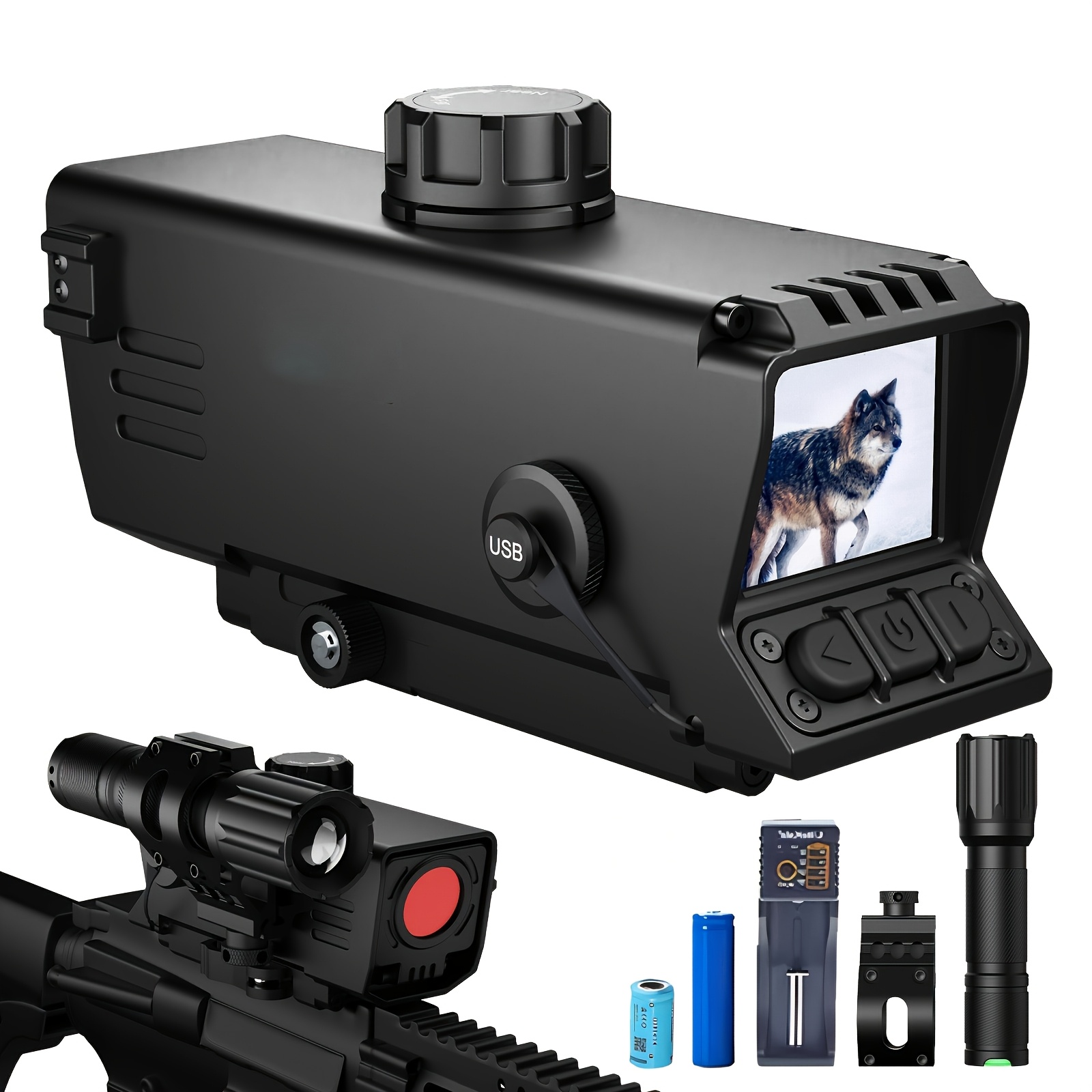 scopes for hunting sold on Temu United States