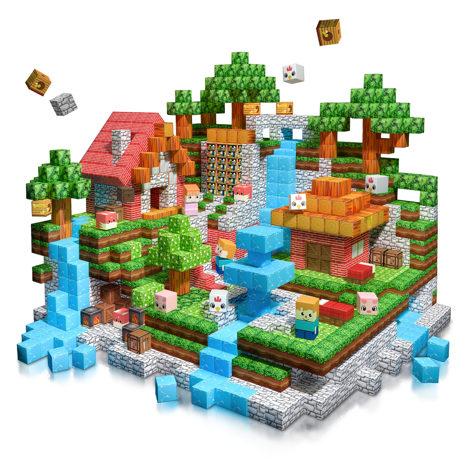 magnet blocks for kids sold on Temu United States