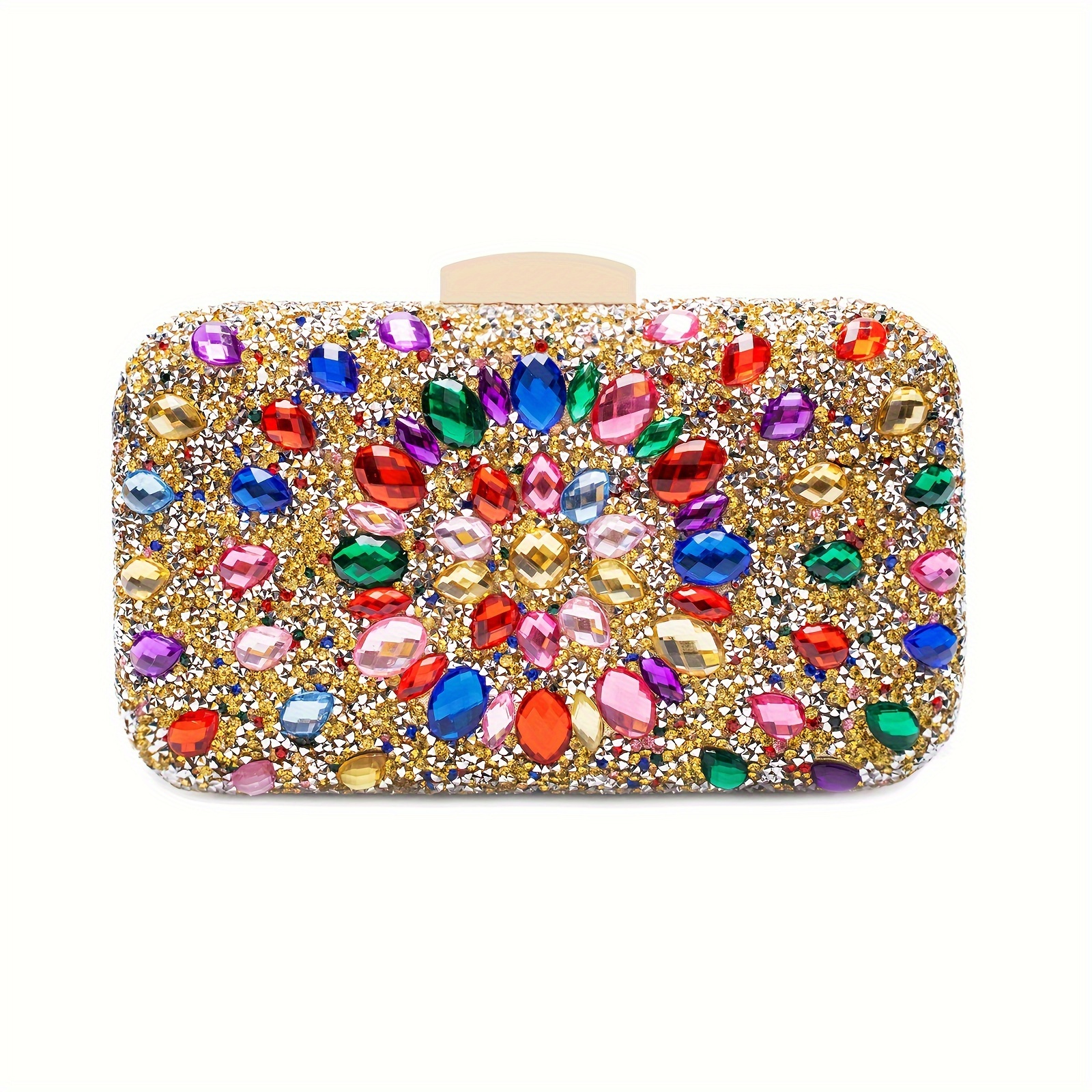 Glitter Rhinestone Evening Bag Elegant Dinner Clutch Purse - Temu New ...