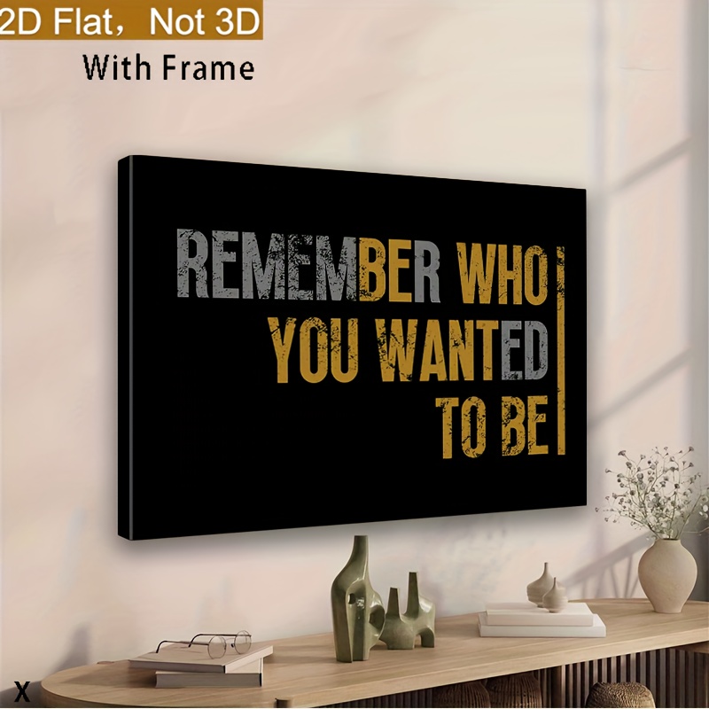 motivational frames sold on Temu Australia