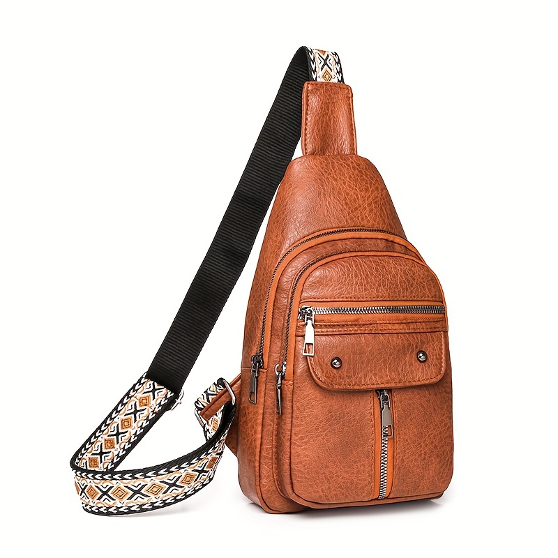 Fashion Multi Pocket Chest Bag Trendy Crossbody Bag Women's - Temu ...