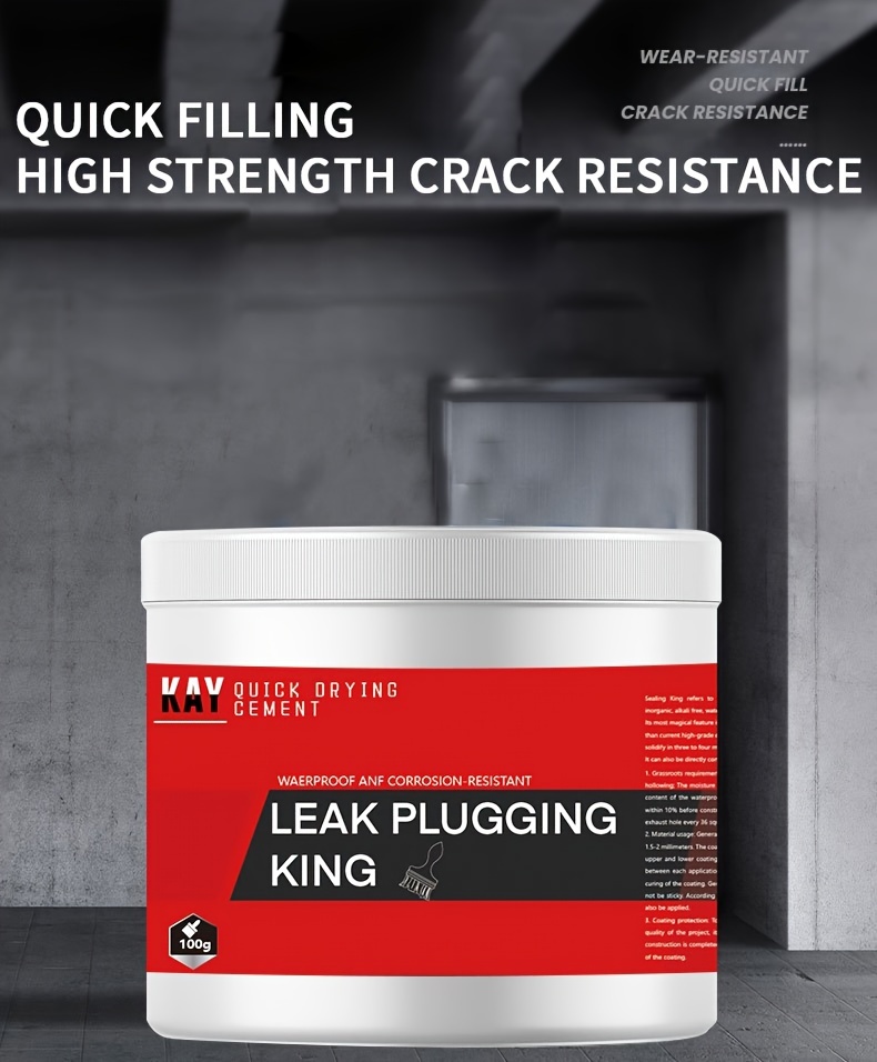 Quick dry Waterproof Concrete Repair Paste High Strength - Temu