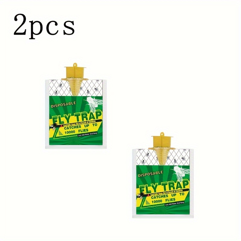 Disposable Fly Trap Outdoor Hanging Fly Catcher Plastic Non - Temu Qatar