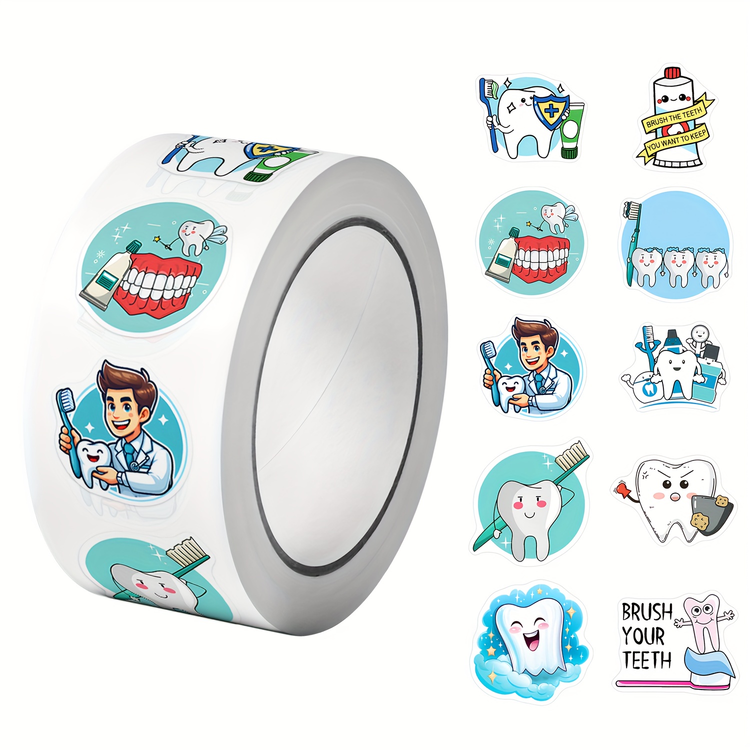 dental stickers sold on Temu Australia