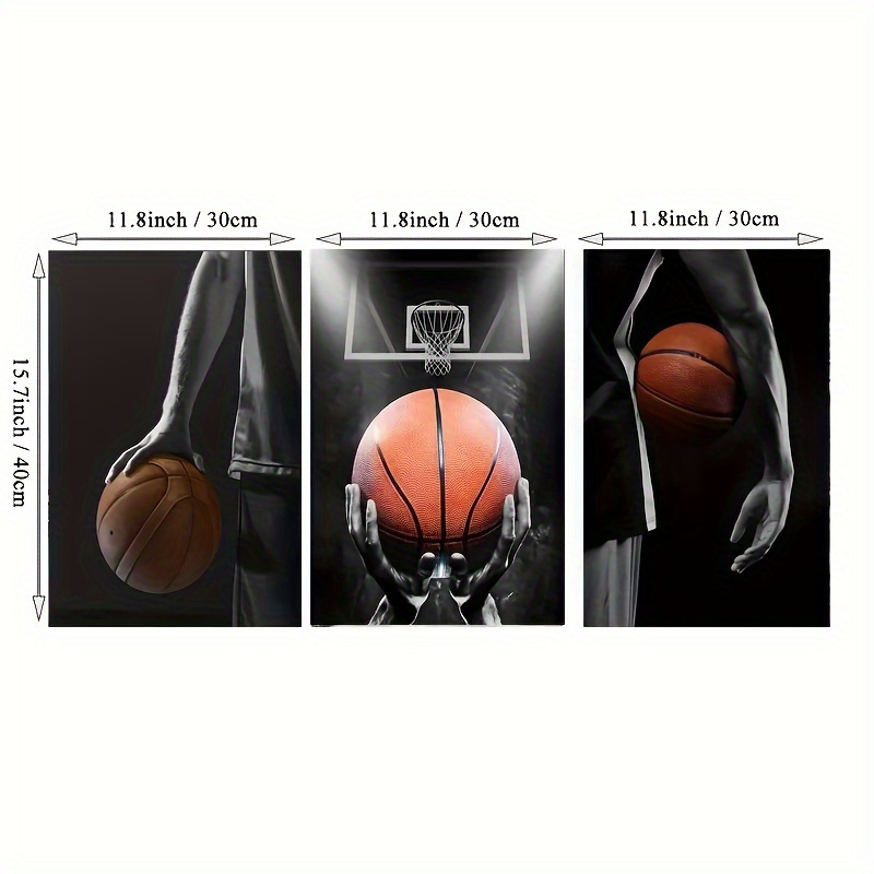 Unframed Canvas Poster Modern Art Sports Basketball Dream - Temu United ...