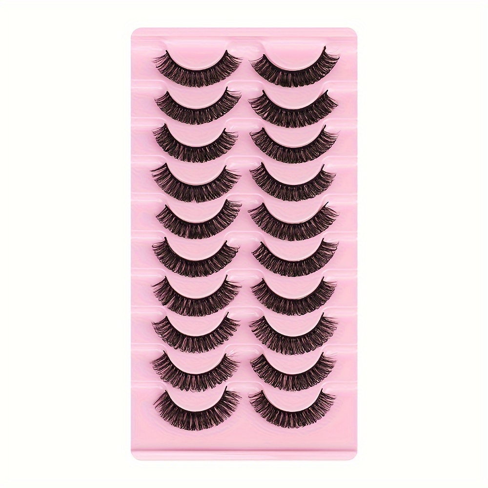 Ultra Soft Lightweight Full Strip False Lashes D - Temu United Kingdom