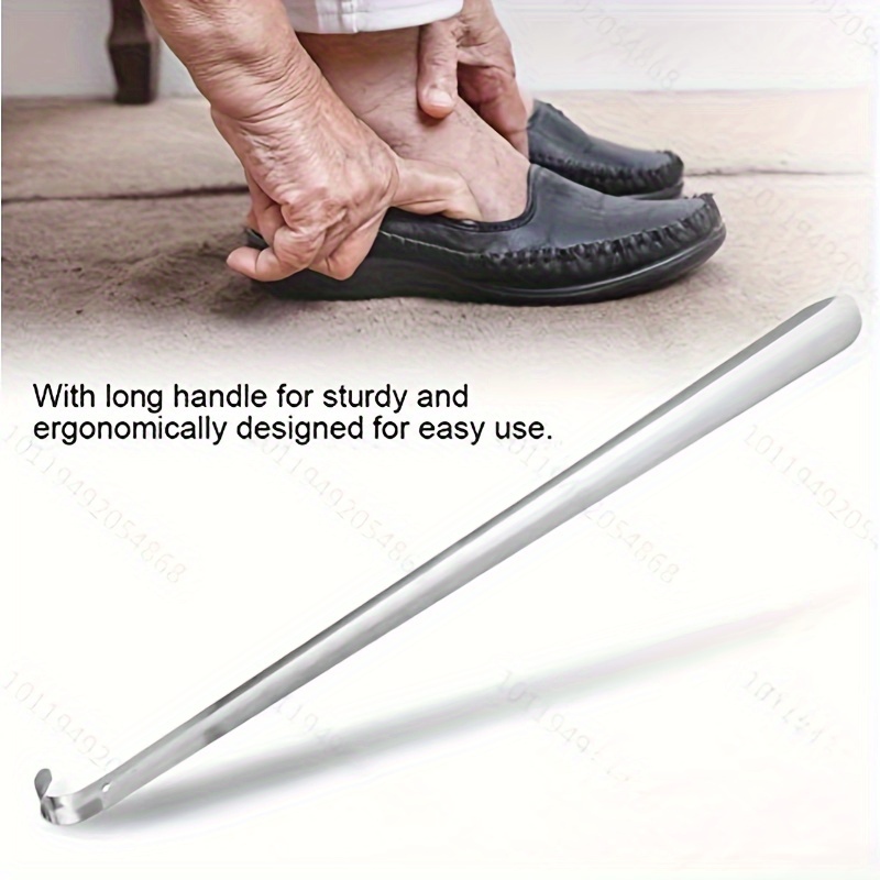 Stainless Steel Shoe Horn Lazy Shoe Lifter Elderly Ideal - Temu