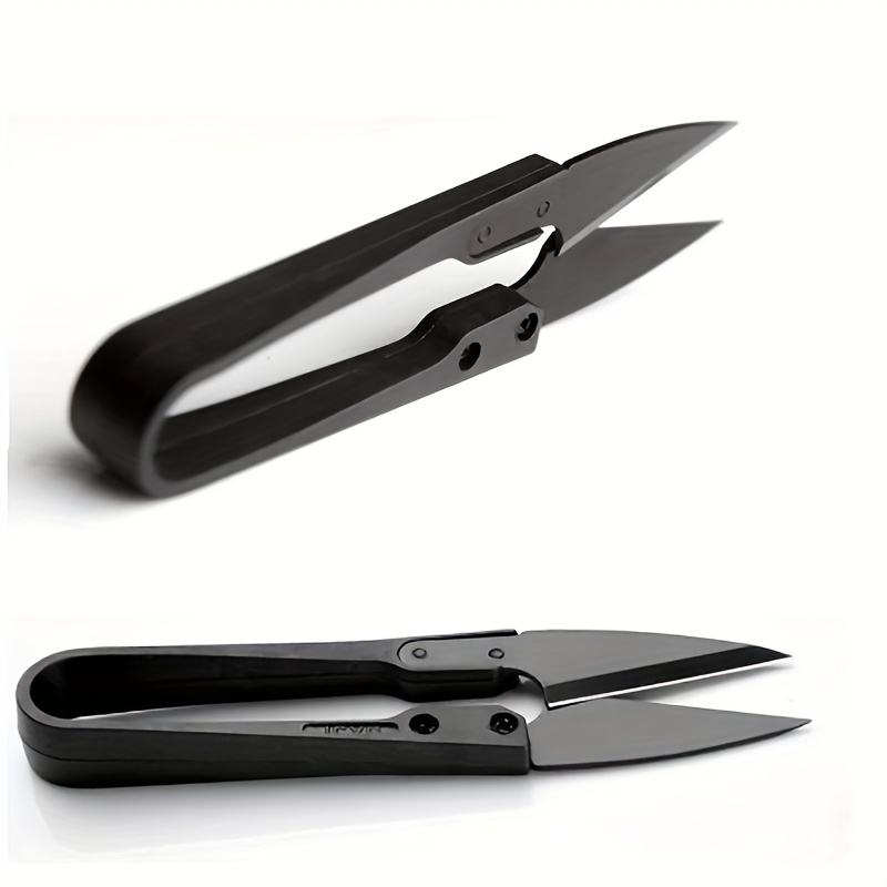 1pc Ambidextrous Shaped Spring Scissors 4 3 Inch High Carbon Manganese ...