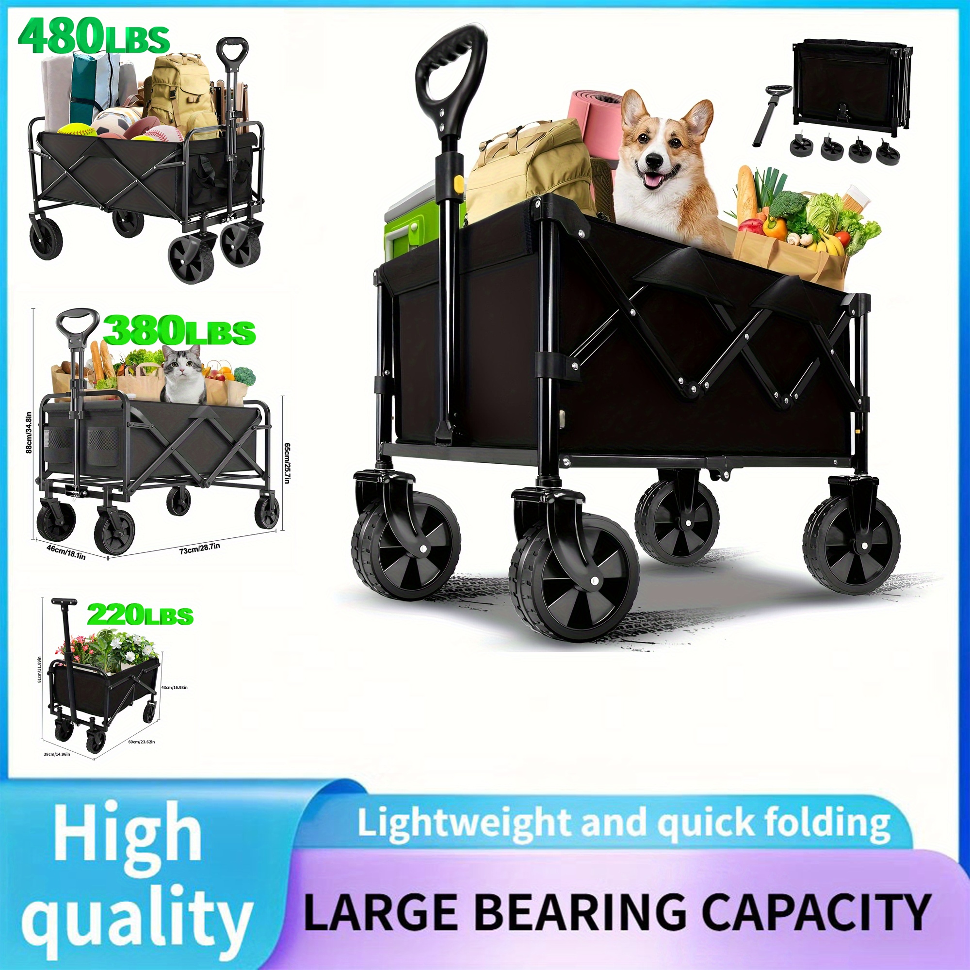 utility wagons sold on Temu United States