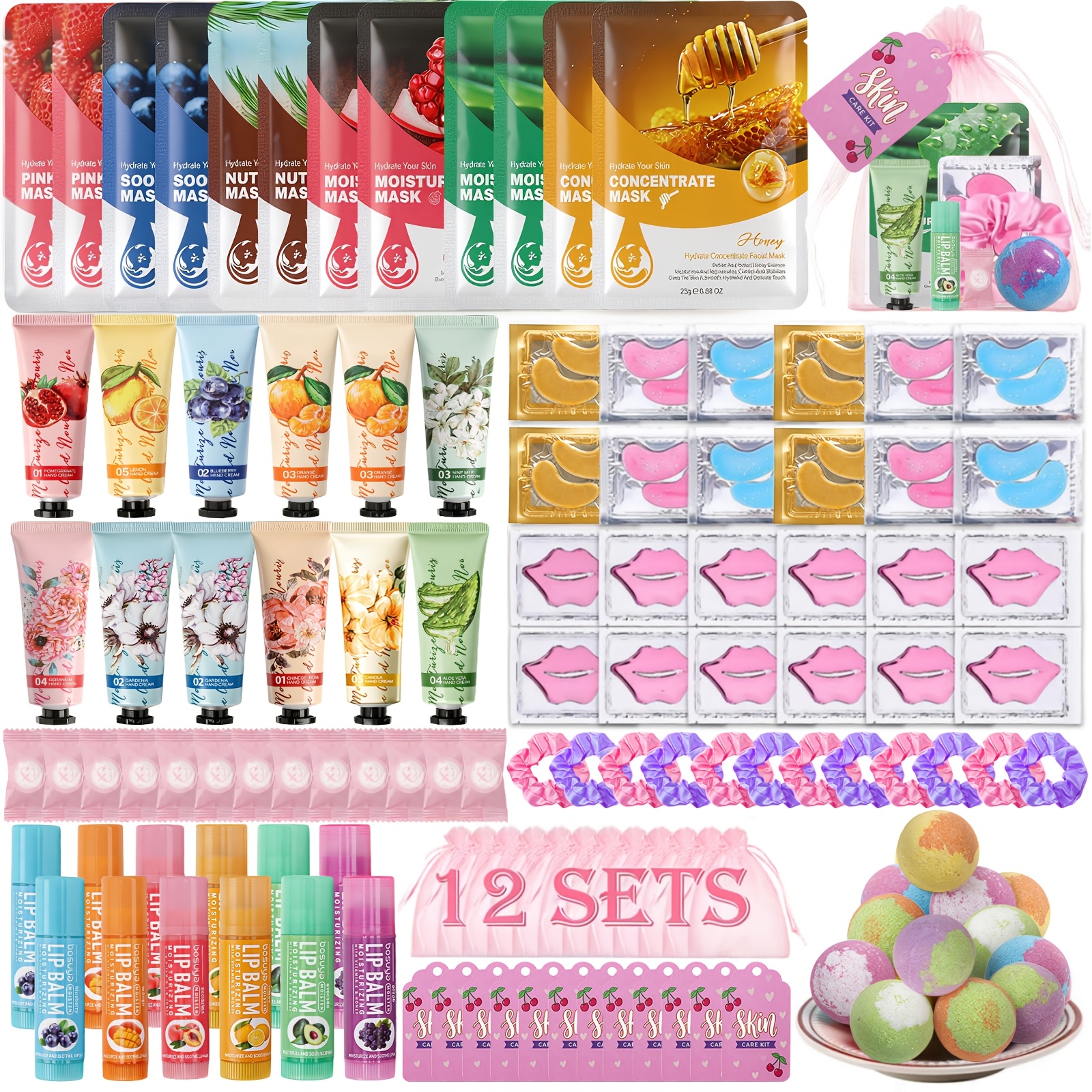 spa party supplies for girls sold on Temu United States