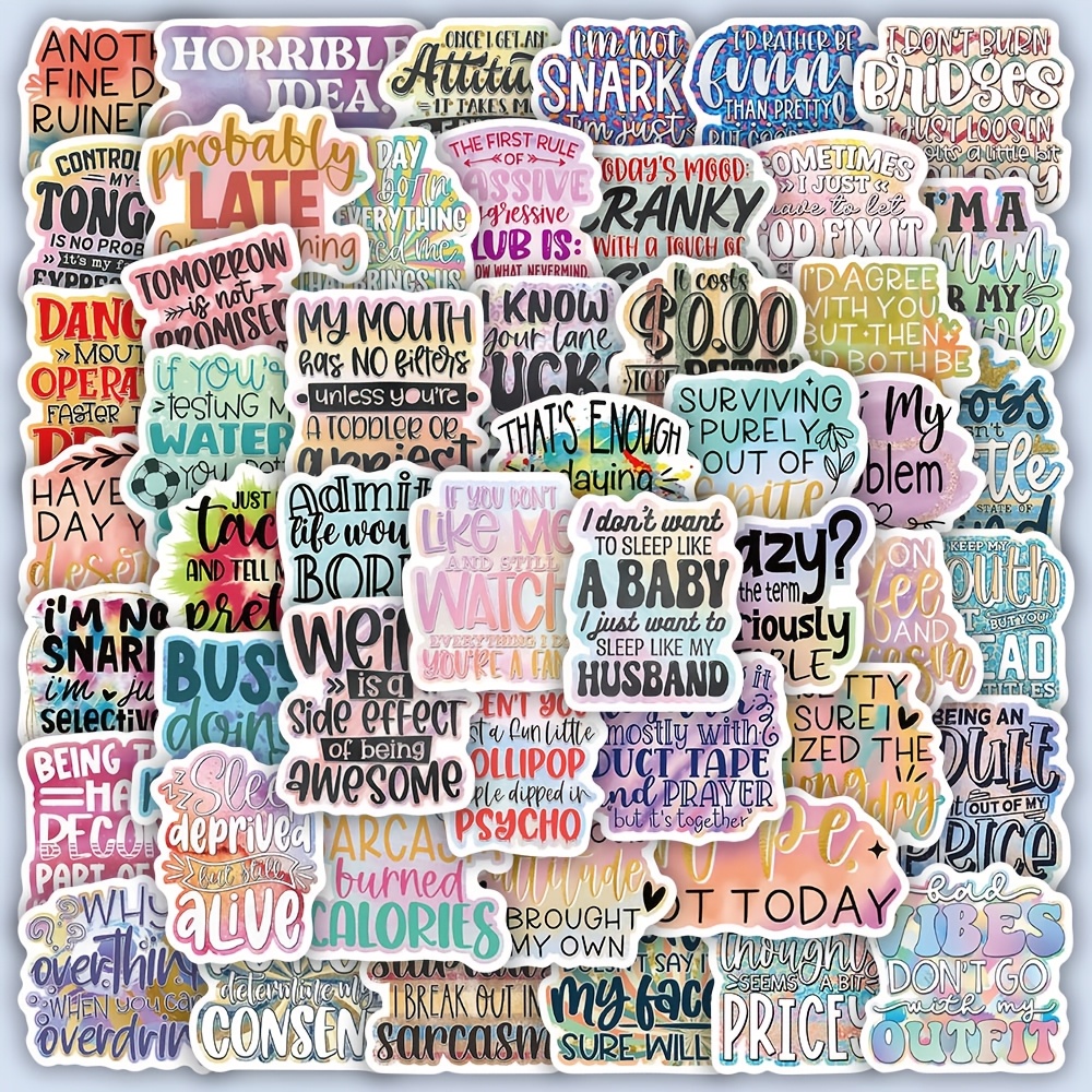 unusual stickers sold on Temu United States