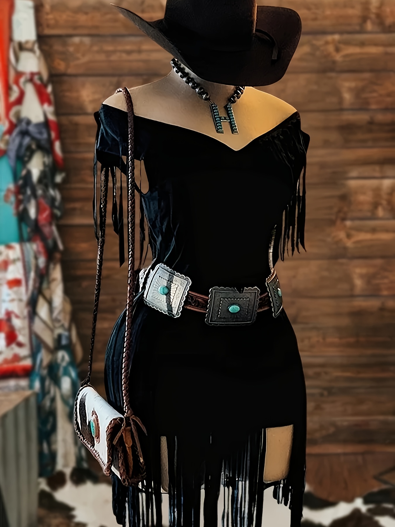 cowboy outfits women sold on Temu United States