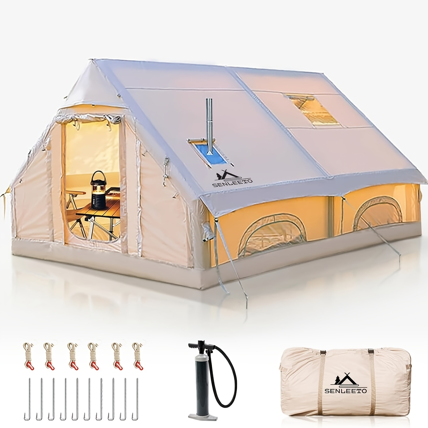 blow up tents sold on Temu United States