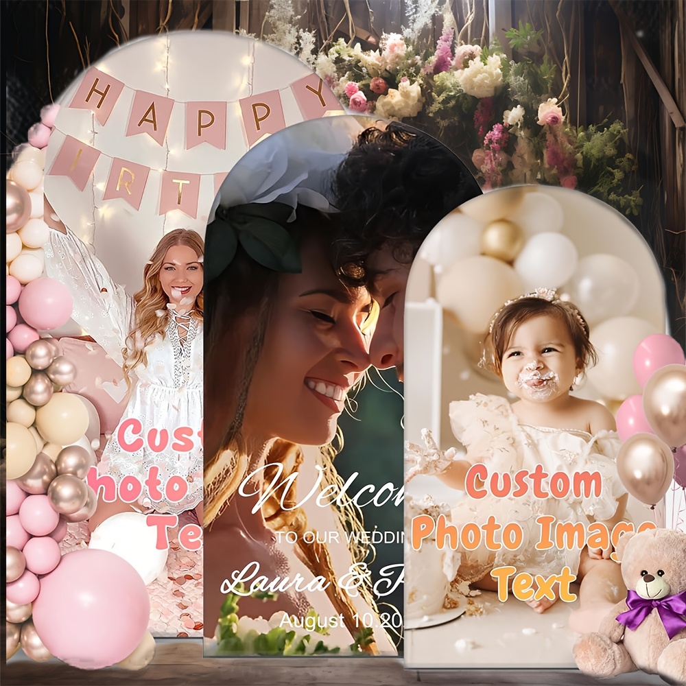 custom arch backdrop cover sold on Temu United States