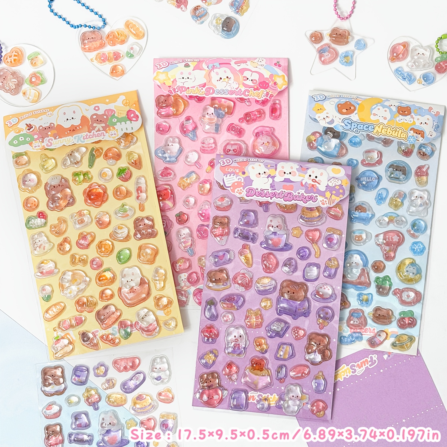 puffy stickers sold on Temu United States