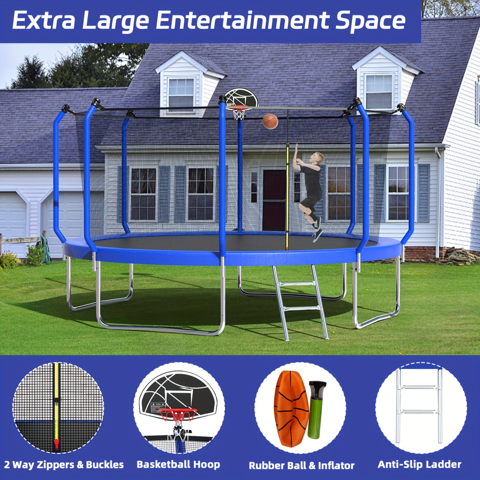 with Our High-Energy Trampolines - Shop Now - Temu