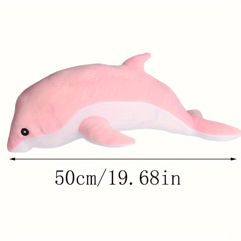 Dolphin Plush Toys Lovely Stuffed Soft Animal Dolphin Pillow - Temu ...