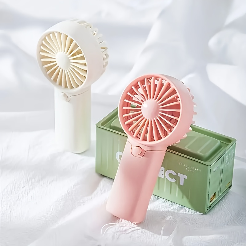 Mini Portable Fan Battery Powered No Battery Included Lightweight Handheld Fan for Outdoor and Travel Tools