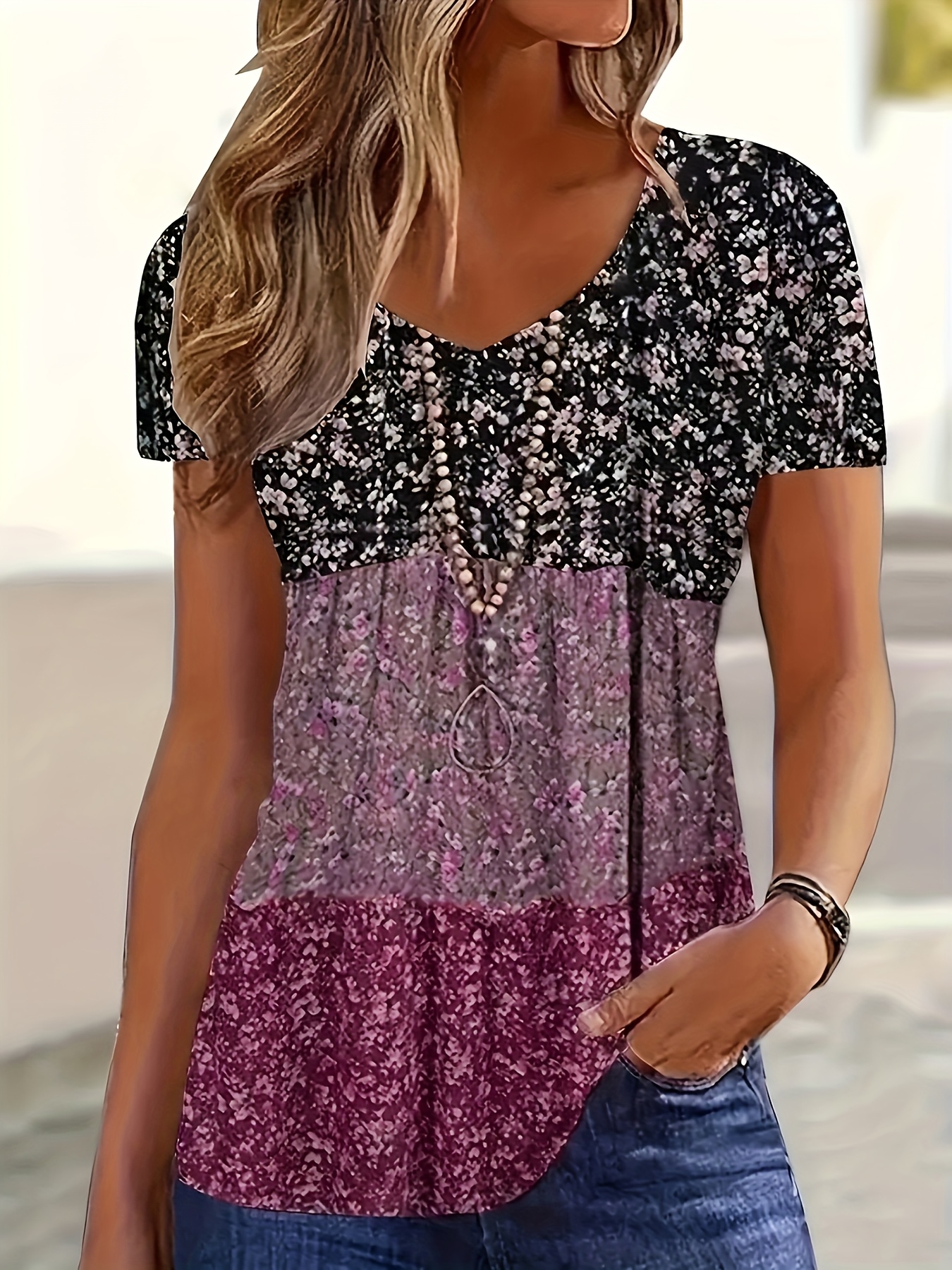 ladies tops sold on Temu United States