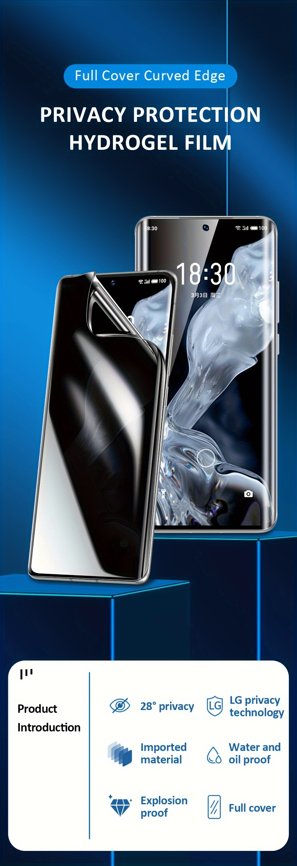 Anti peeping Water Film Soft Screen Protector Samsung - Temu