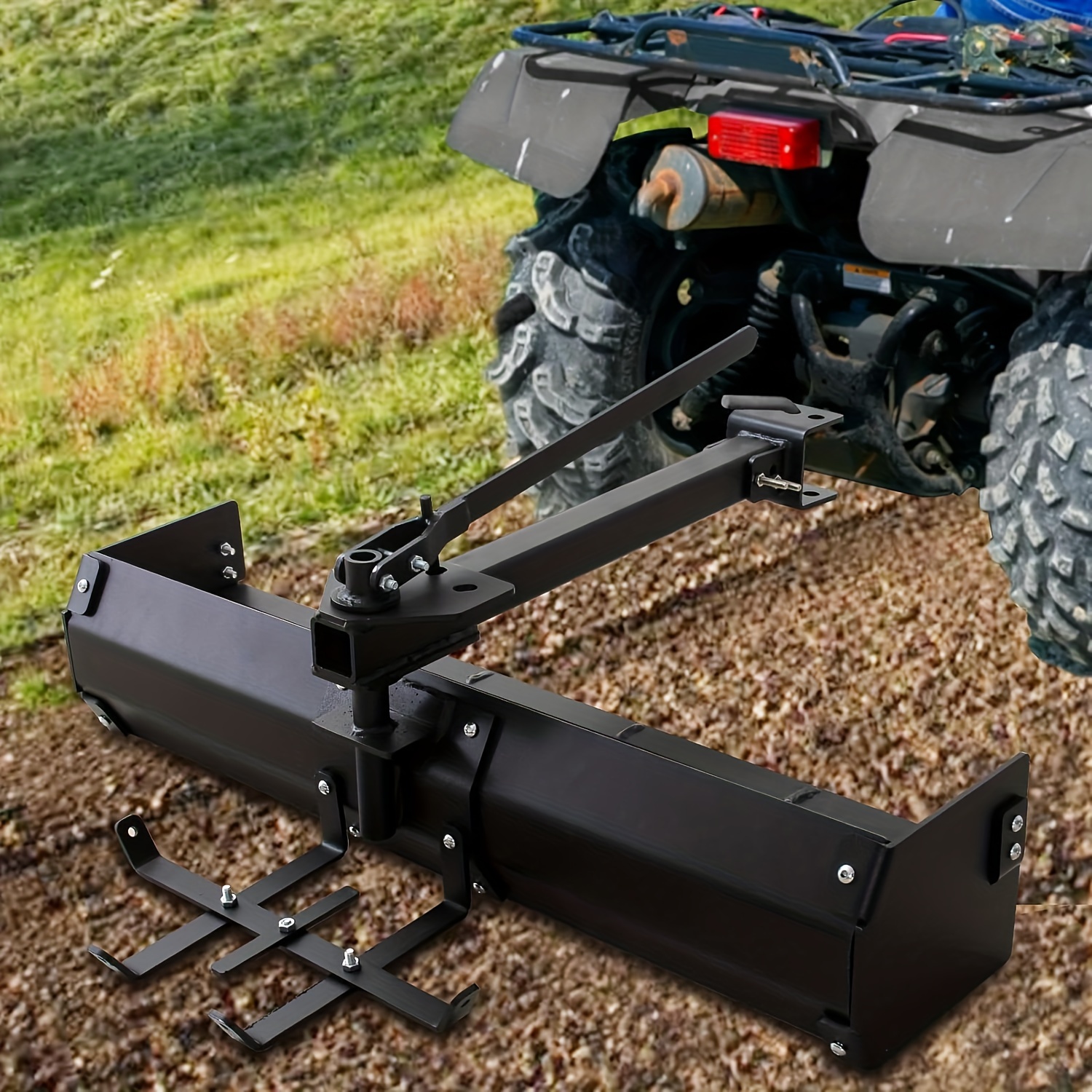 Tow behind Box Scraper Atv Utv Lawn Tractor Attachment - Temu
