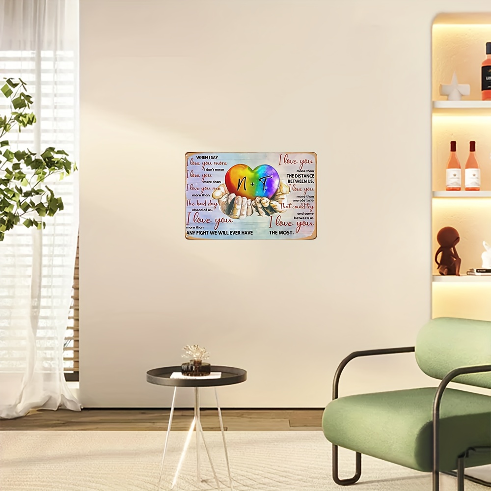 " Love " Metal Tin Sign Vintage Plaque Decor Wall - Temu Ireland