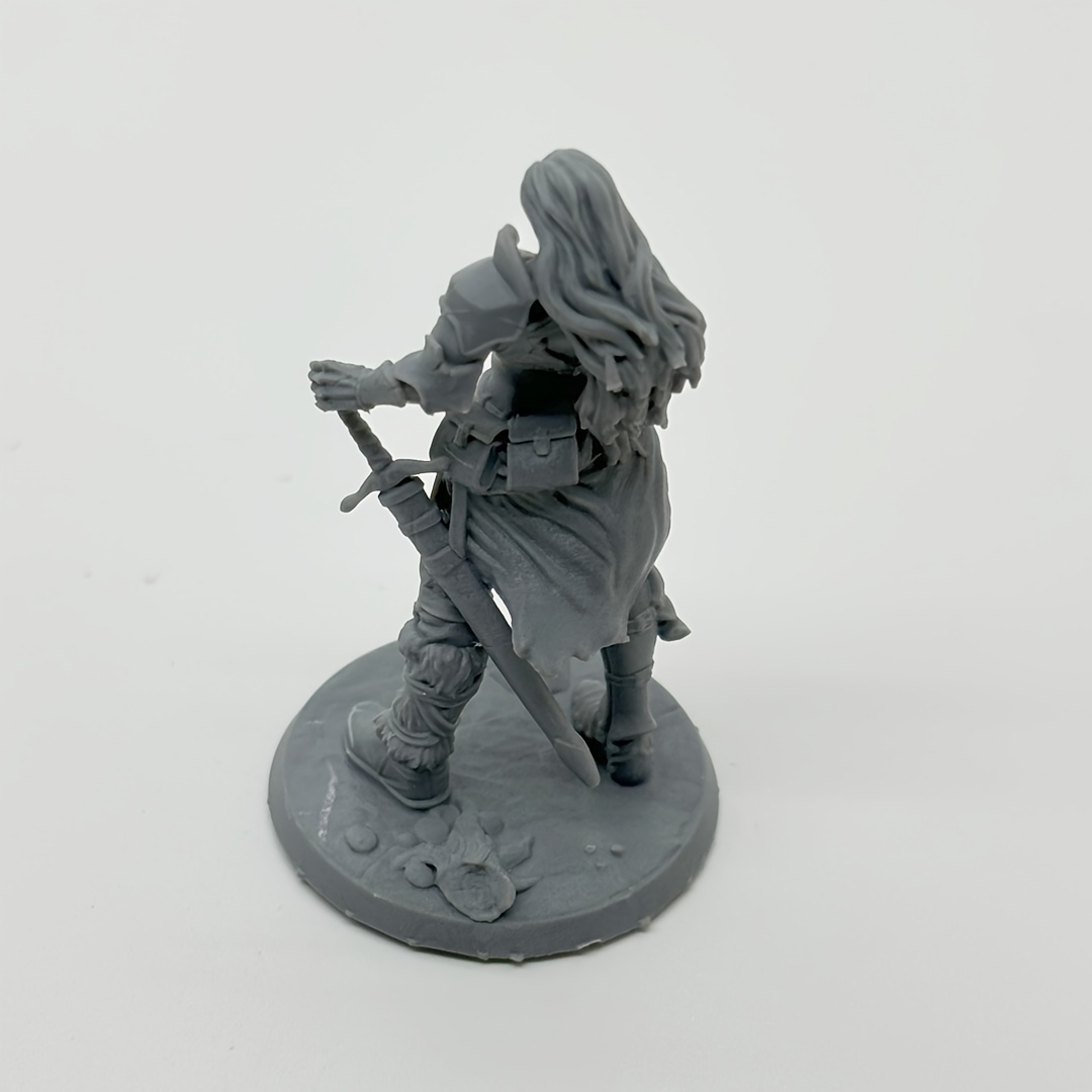 Role Play Adventurer Miniature Female Barbarian Figure 3d - Temu
