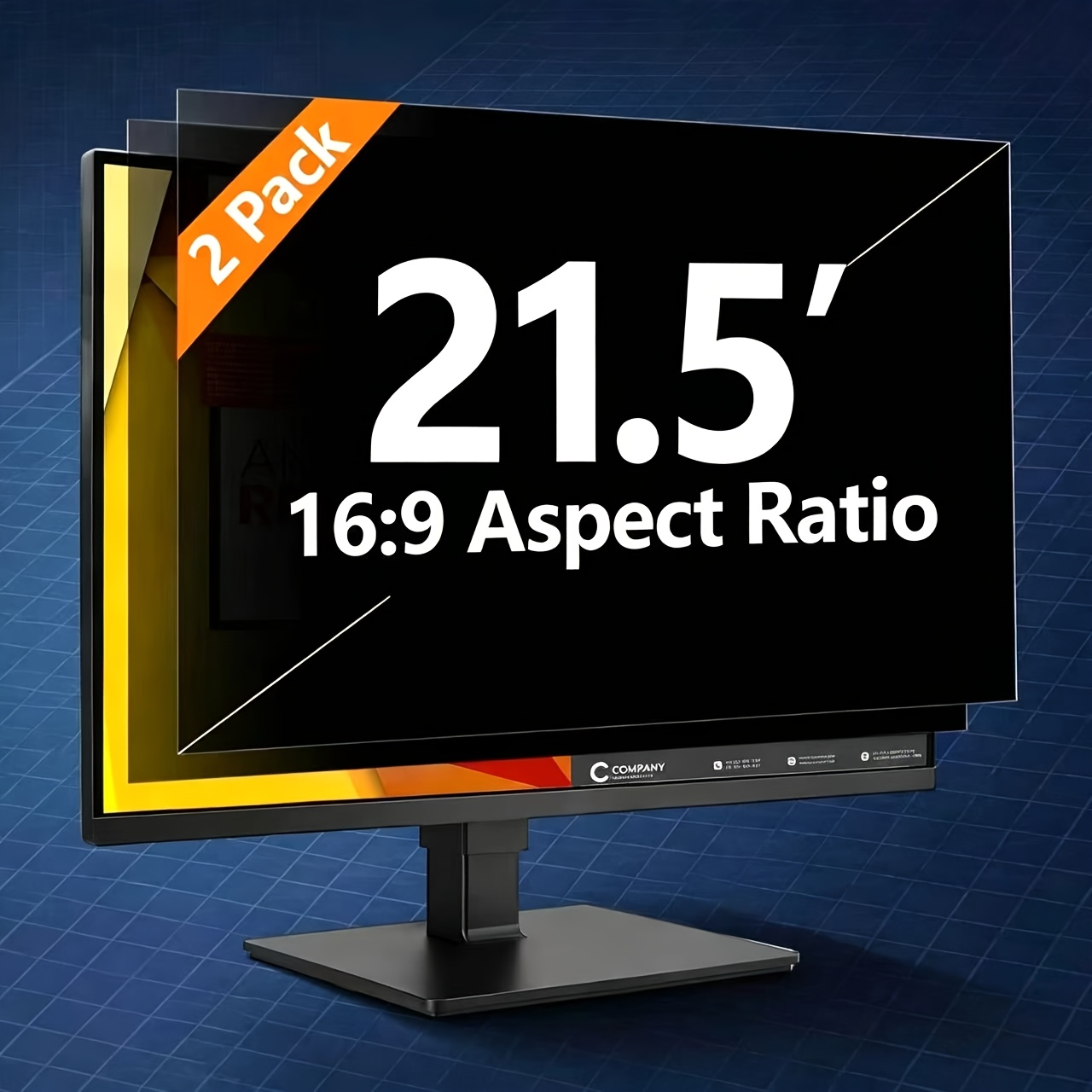privacy screen monitor sold on Temu United States