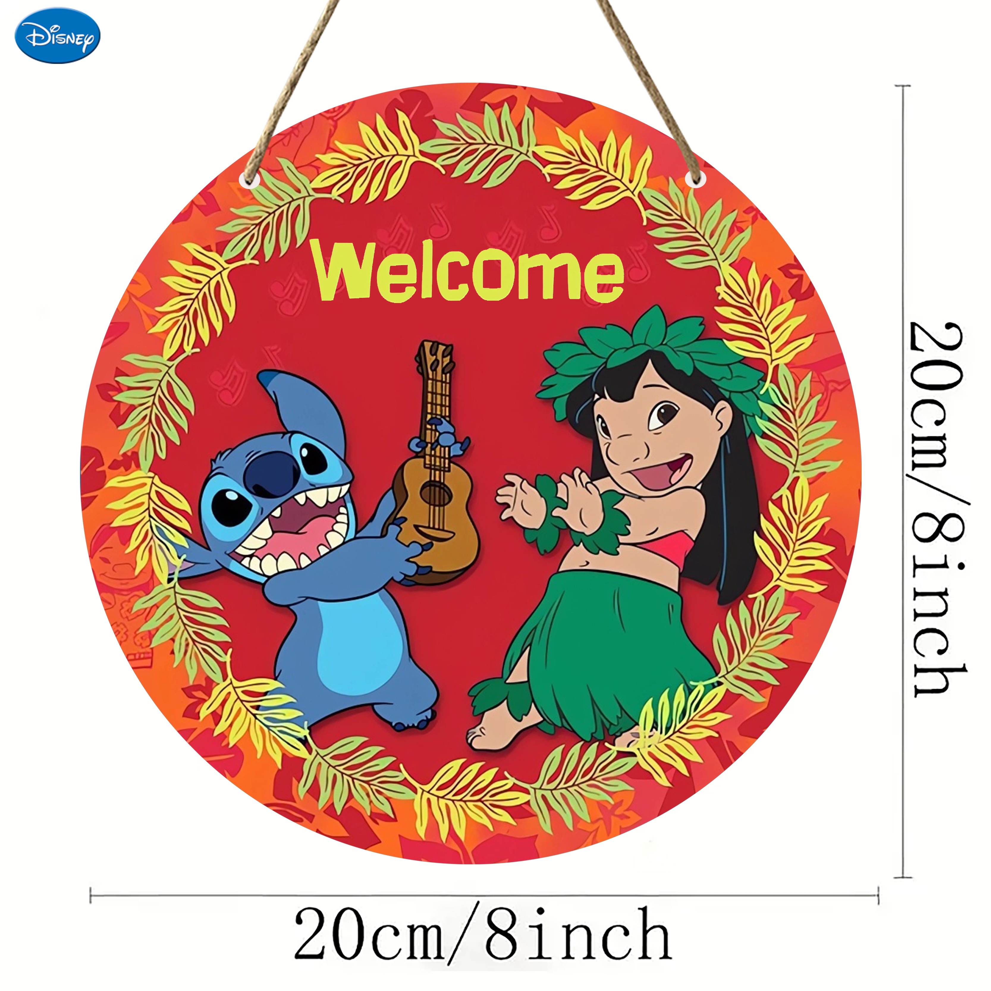 1pc, Authorized, Stitch Welcome Wood Sign(8''x8''/20cm*20cm) Stitch ...