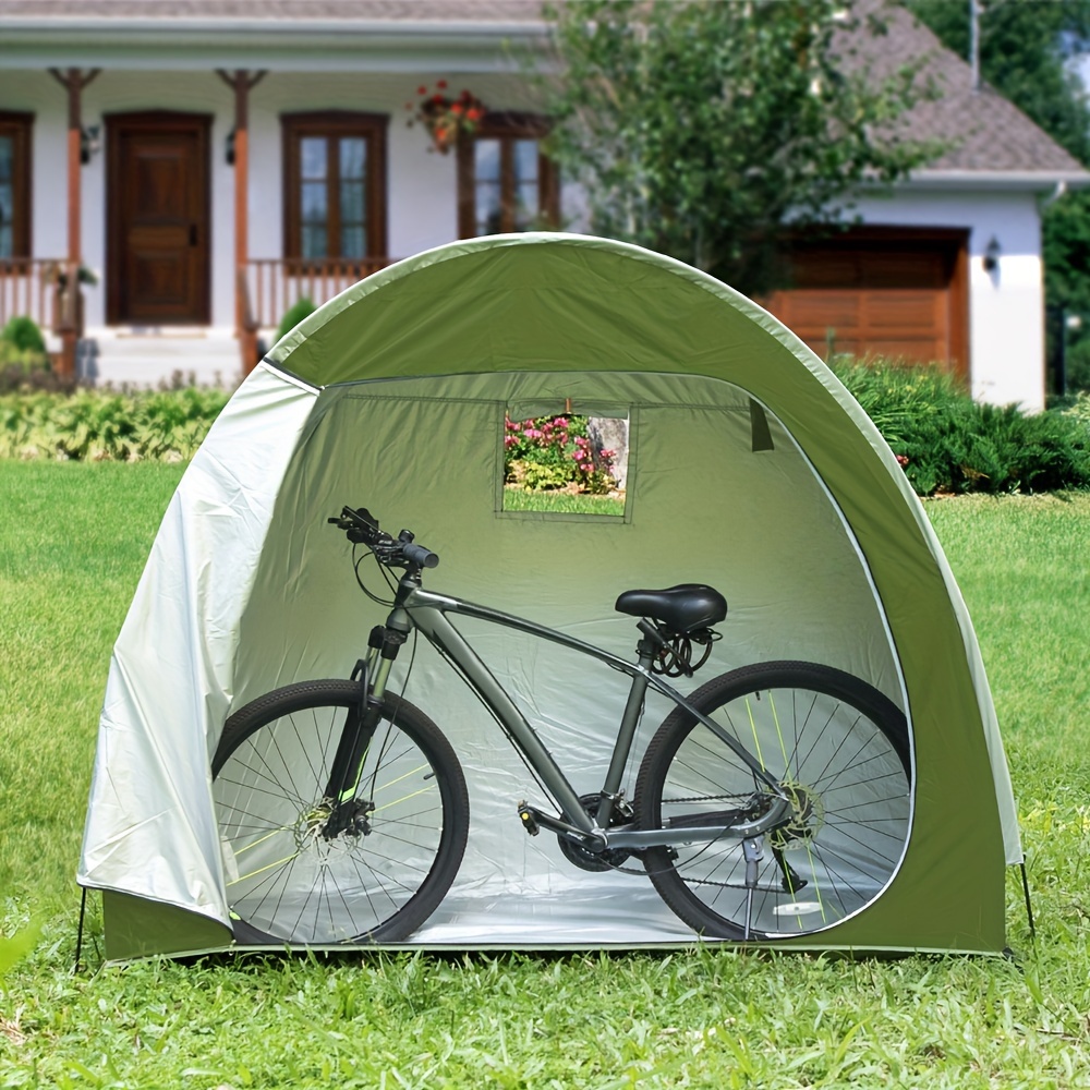Outdoor Bike Storage Tent 210d Oxford Fabric Waterproof - Temu