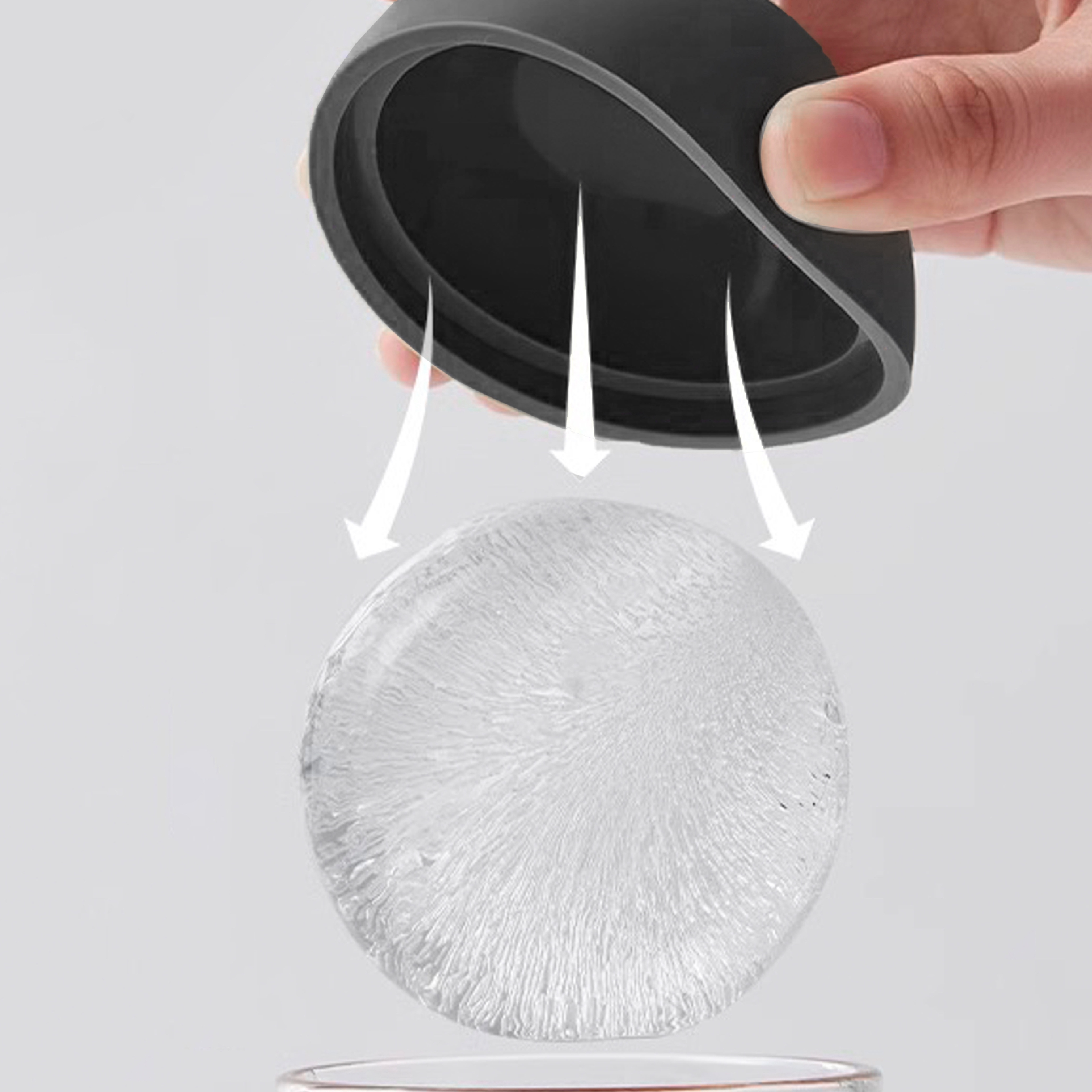 얼음 공 모양 성형기 위스키 얼음 성형기 실리콘 구형 얼음 성형기 둥근 얼음큐브 성형기 위스키와 칵테일용 얼 Temu Republic Of Korea