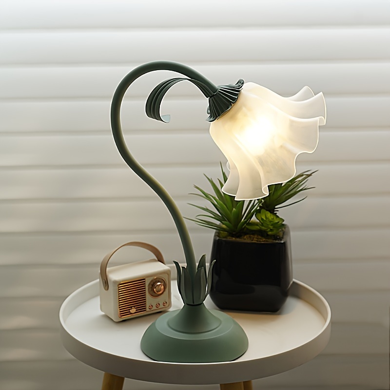 Flower Table Lamp Bedroom Study Desk Lighting - Temu
