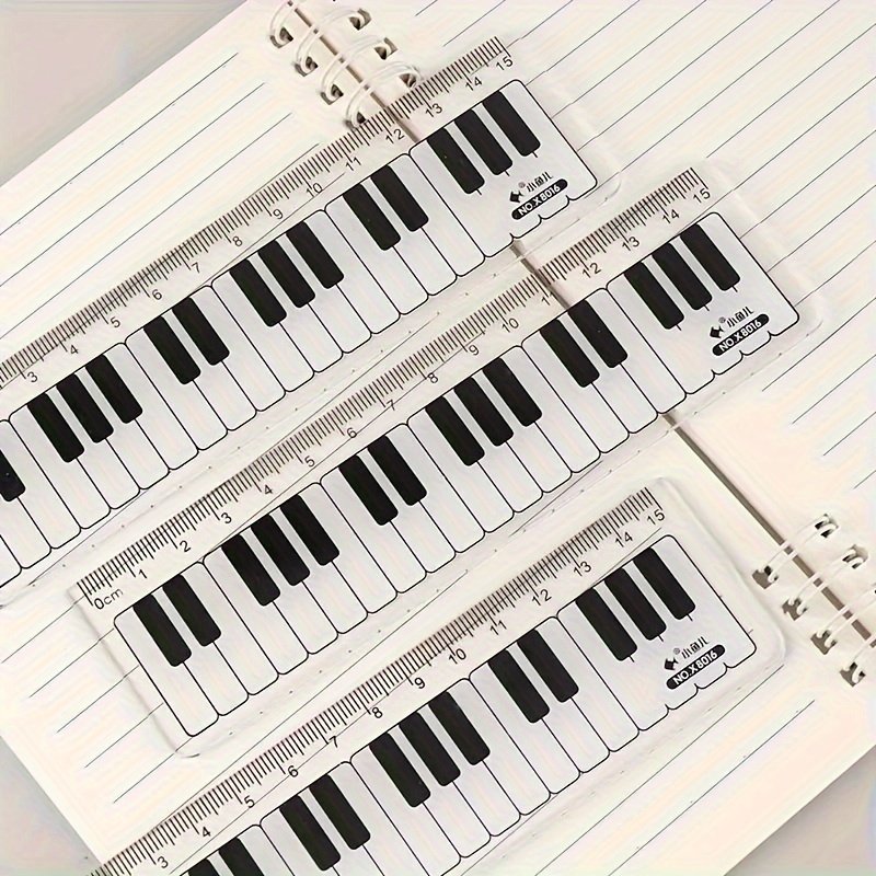 Kawaii Piano Note Ruler For Students 5 91 Durable Plastic Perfect For ...
