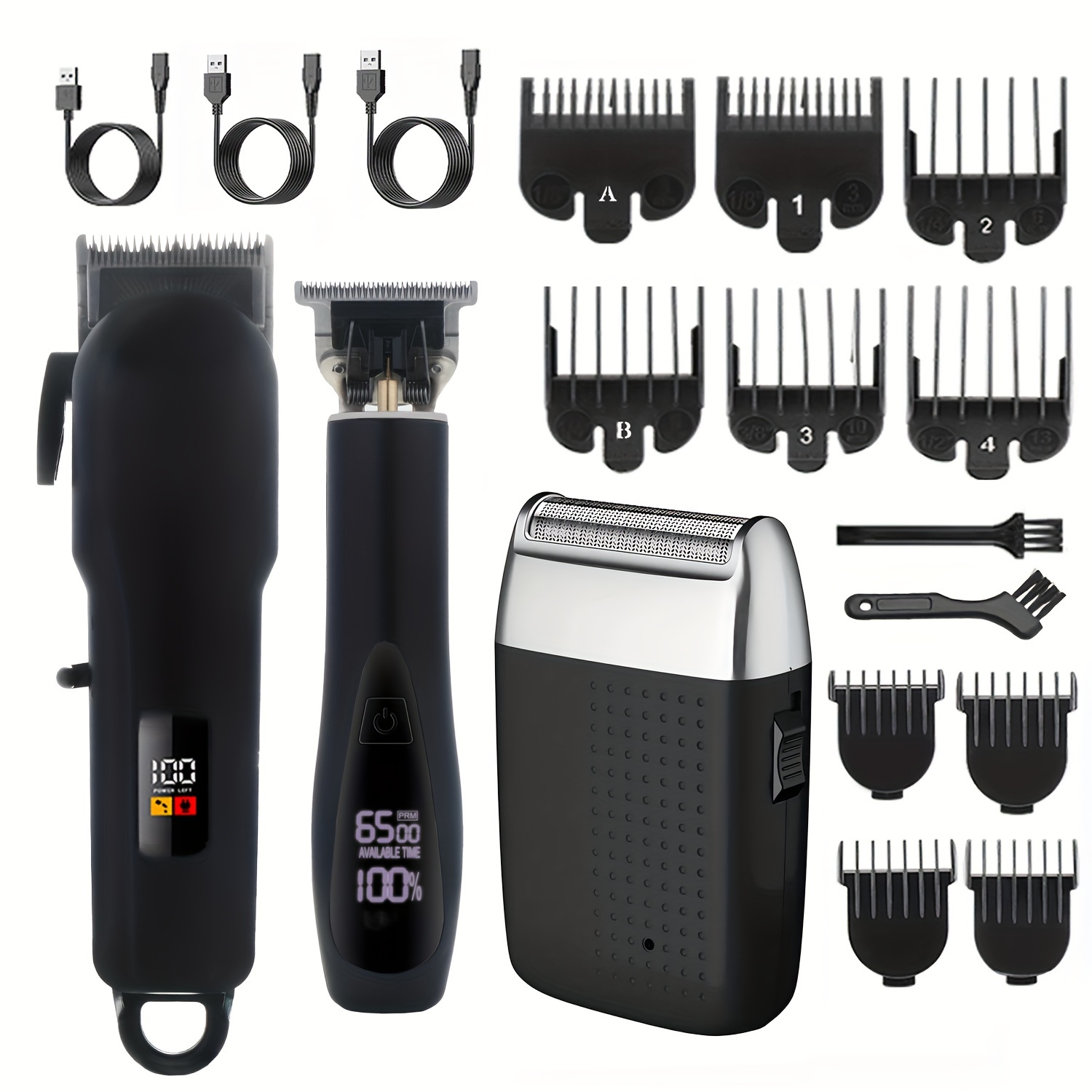 cordless hair clippers men electric hair cutting kit Temu
