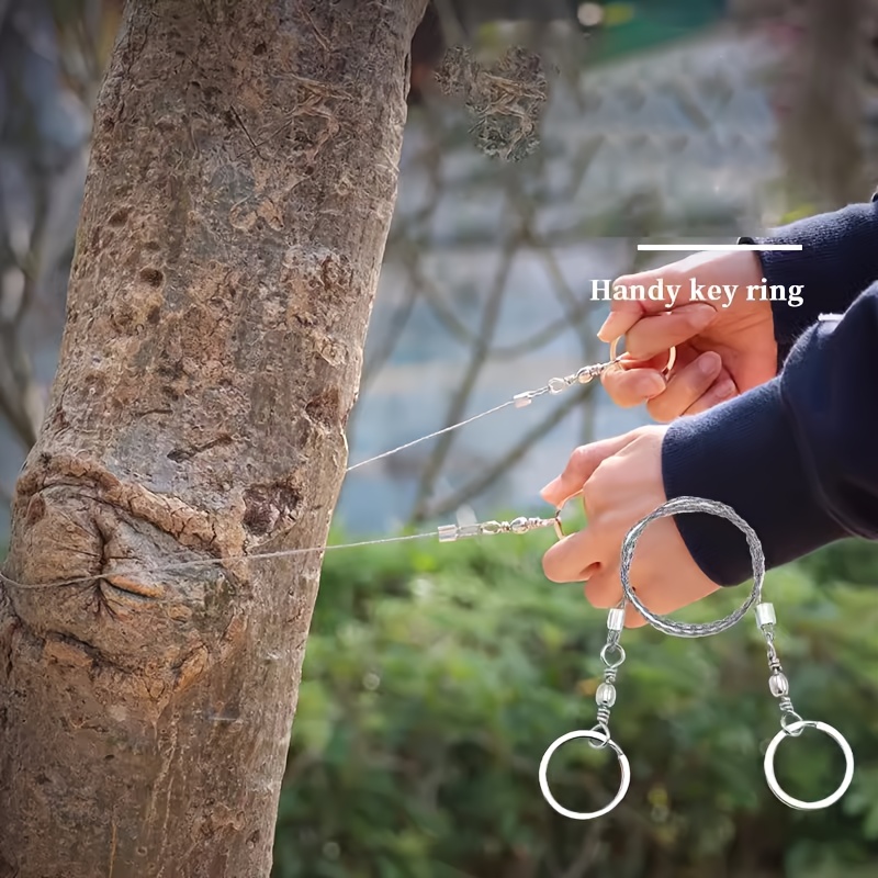 Stainless Steel Wire Saw Extended Hand Pull Chain For Outdoor Survival ...