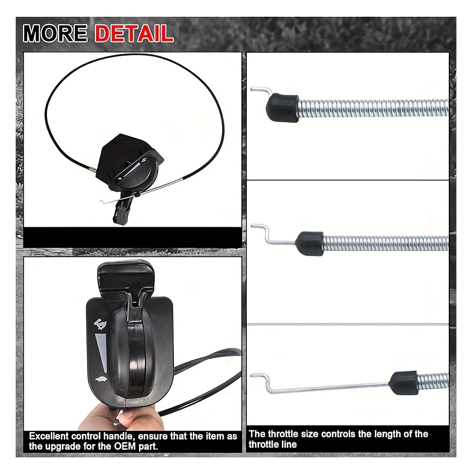 Manual Throttle Control Cable 946 05098c Lawn Mowers - Temu Philippines
