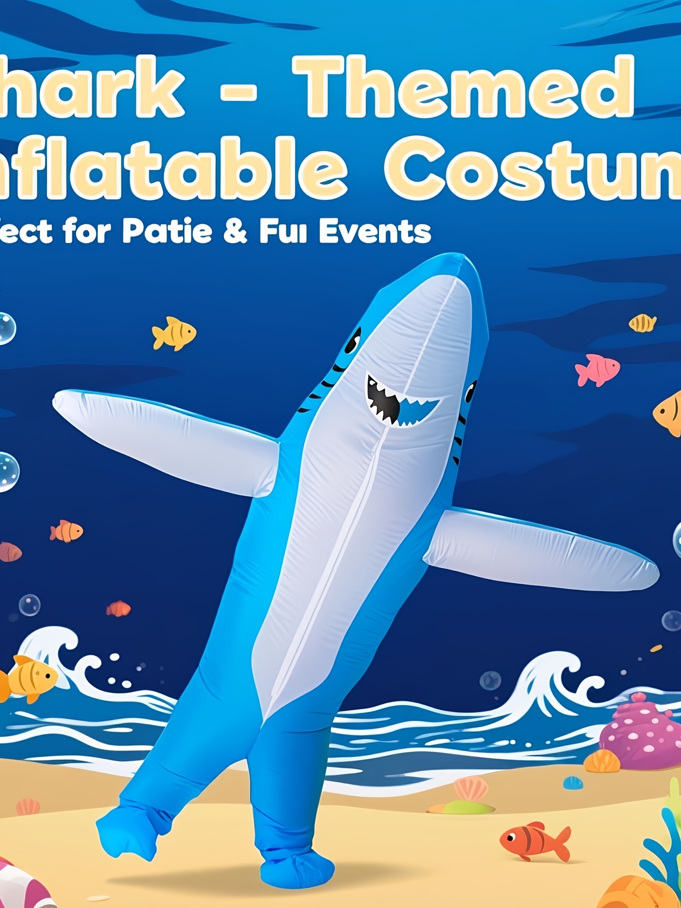 fish costume sold on Temu United States