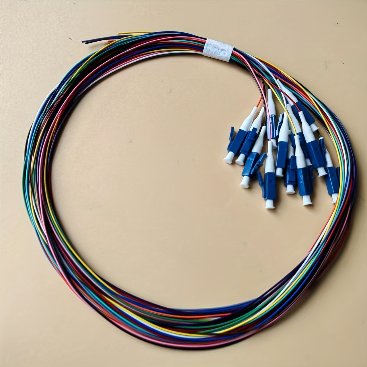12 colored lc upc single mode g652d 0 9mm optic fiber 1 5m fiber ...