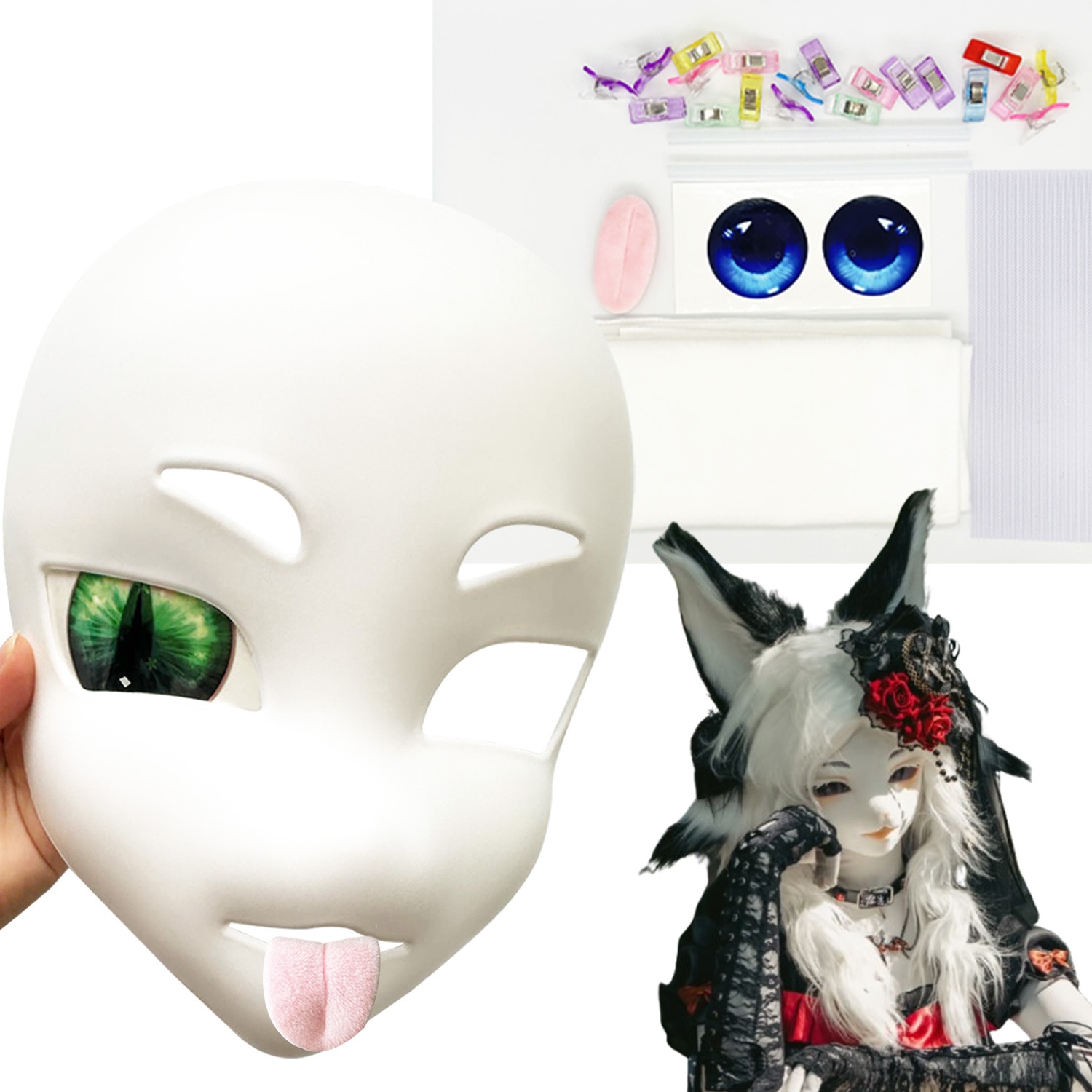 therian mask sold on Temu Australia