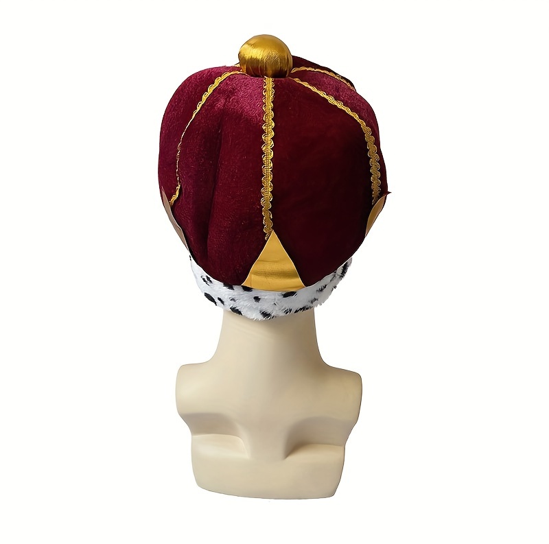 Royal Crown Hat Adults Polyester Blend Princess King Queen - Temu