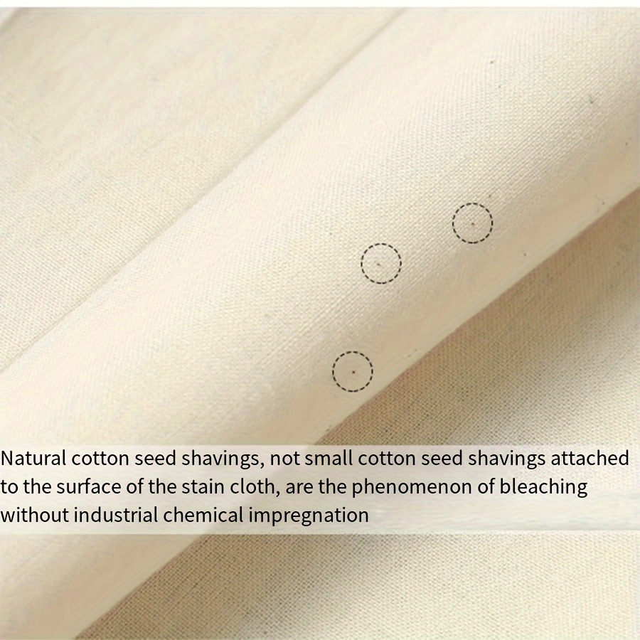 1pc Light Yellow Cotton Muslin Fabric - Perfect For Coffee Filters ...