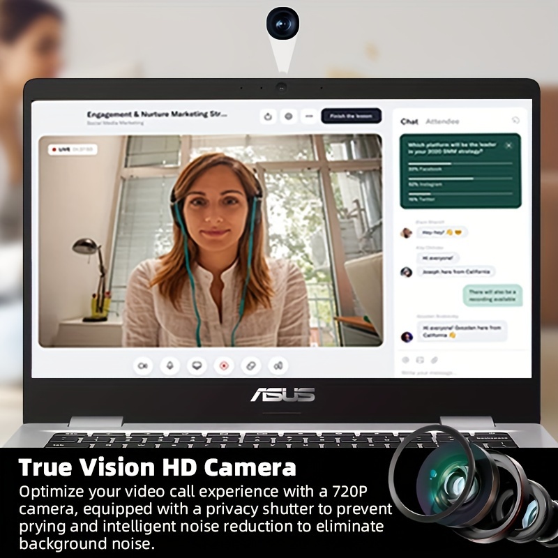 C424 Business Laptop Fhd Display - Temu