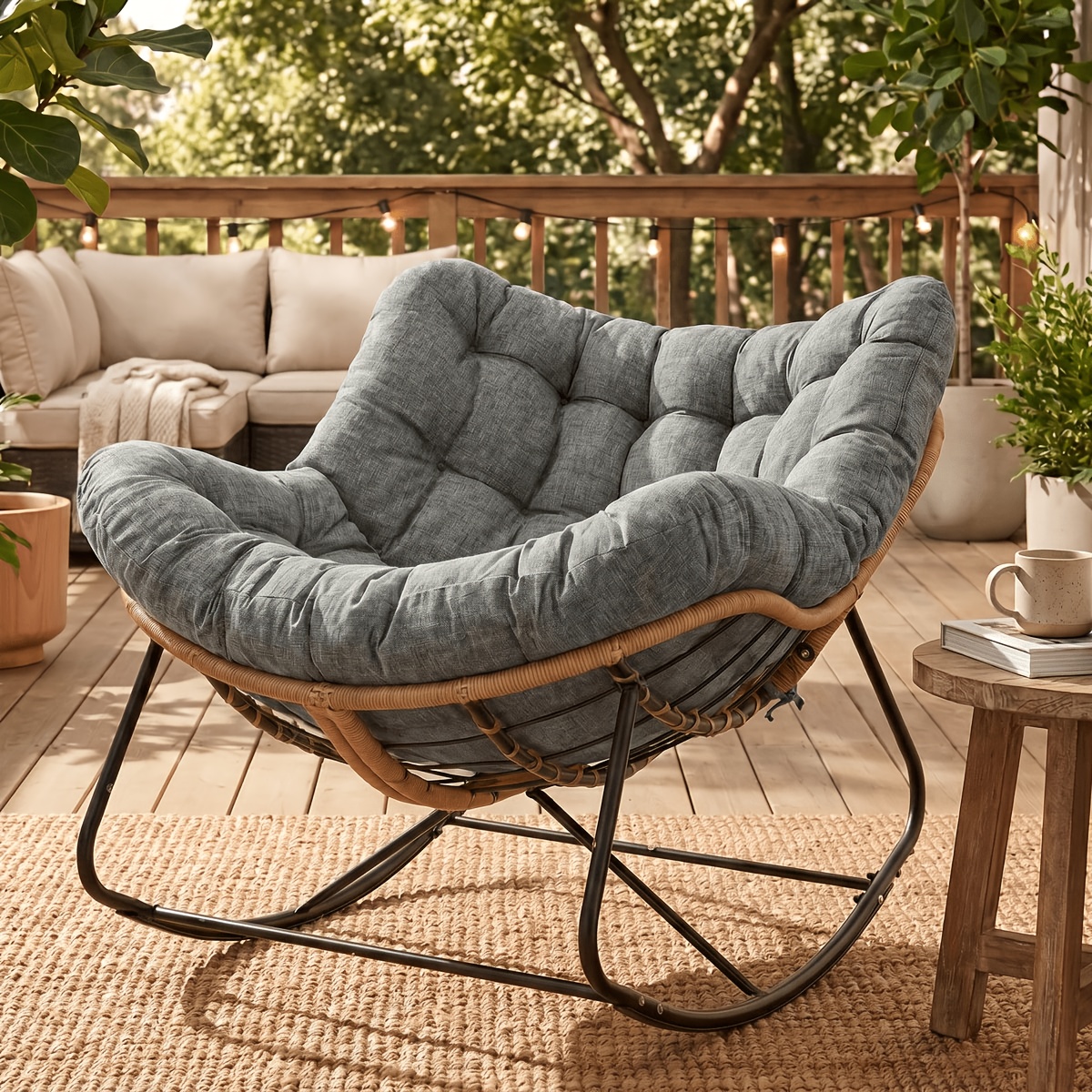 outdoor rocking chairs sold on Temu United States