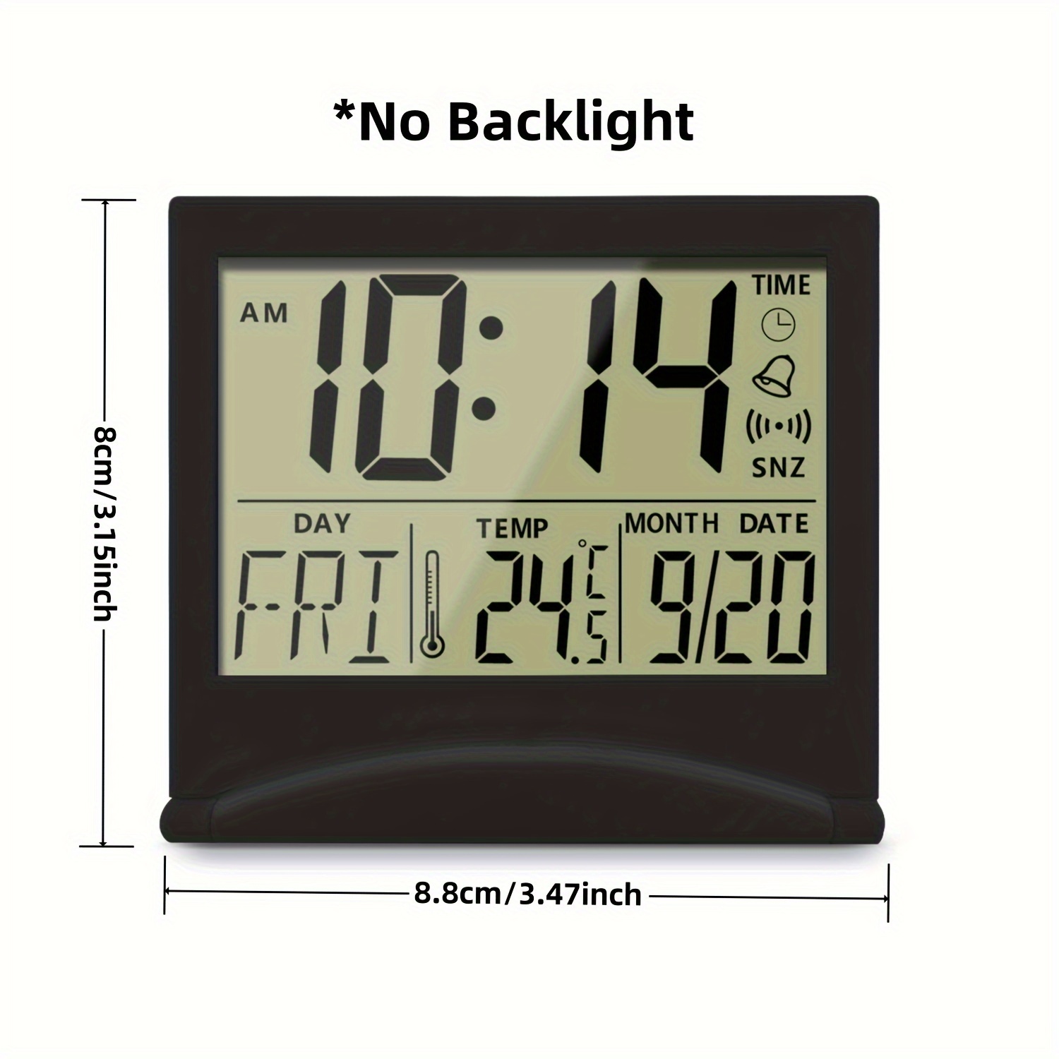 1pc Da Pieghevole Con Display - Lcd Con Modalità , Alimentato A ...