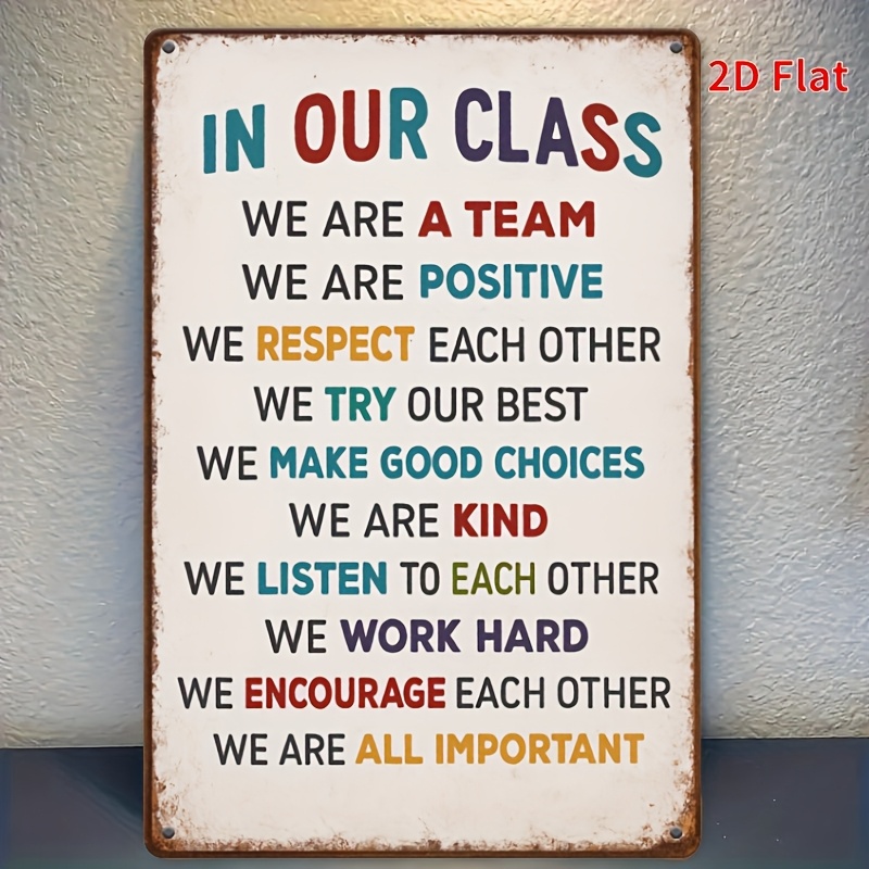 classroom rules chart sold on Temu United States
